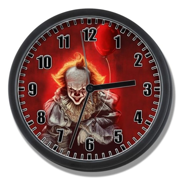 Clock | Wall Decor | It Pennywise Wall Clock Halloween Decor Clock New ...